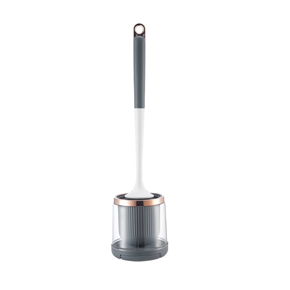 Toilet Brush With No Dead Angle Cleaning Bathroom Cleaner Long Handle ...