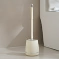 Toilet Brush and Holder, Toilet Bowl Brush and Holder with Long Handle ...
