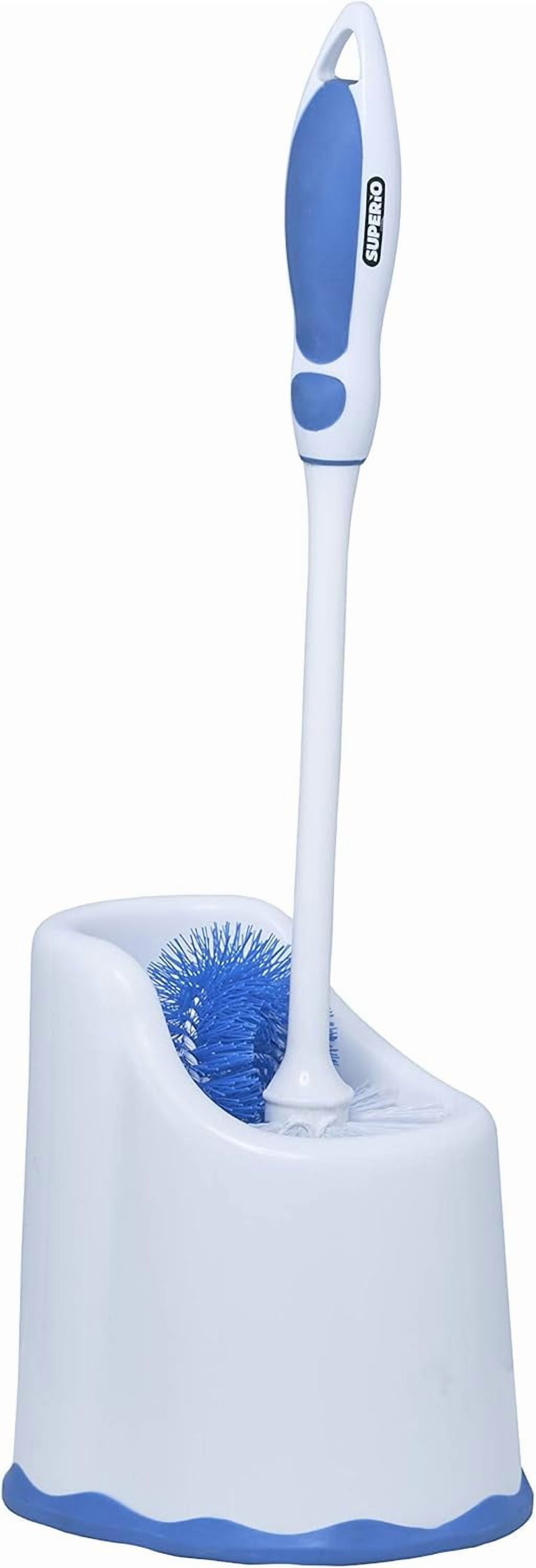 Toilet Brush and Holder,Toilet Bowl Cleaning System with Scrubbing Wand ...
