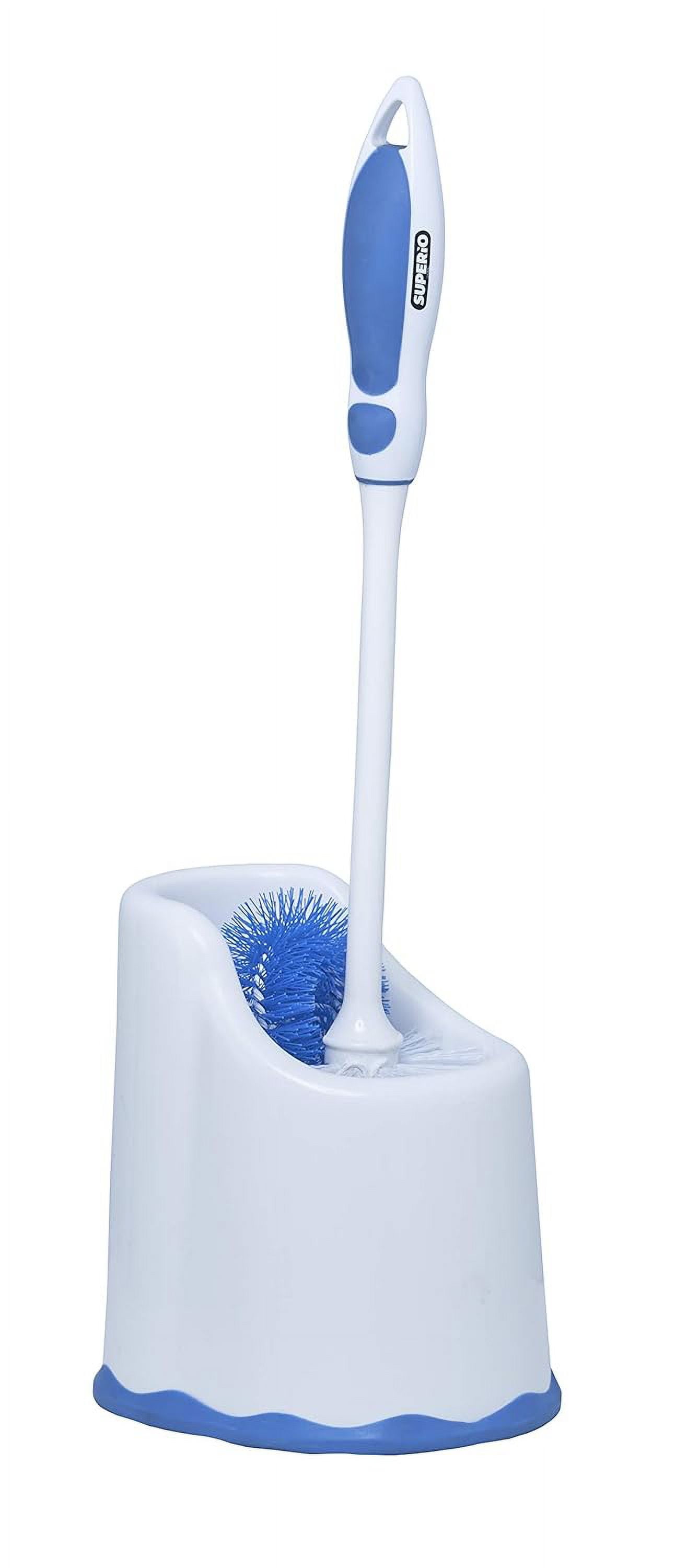 Toilet Brush and Holder,Toilet Bowl Cleaning System with Scrubbing Wand ...