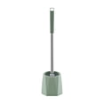 Toilet Brush with Holder Set for Bathroom Deep Cleaning Compact Toilet ...