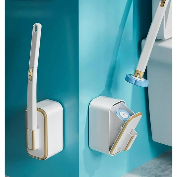 Toilet Brush with Wand Refills Toilet Bowl Cleaner Wands ＆ Toilet ...