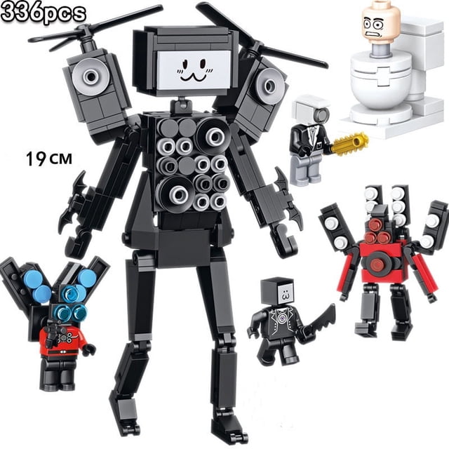 Toilet Building Block Sets,Large TV Man/Titan Cameraman/Titan ...