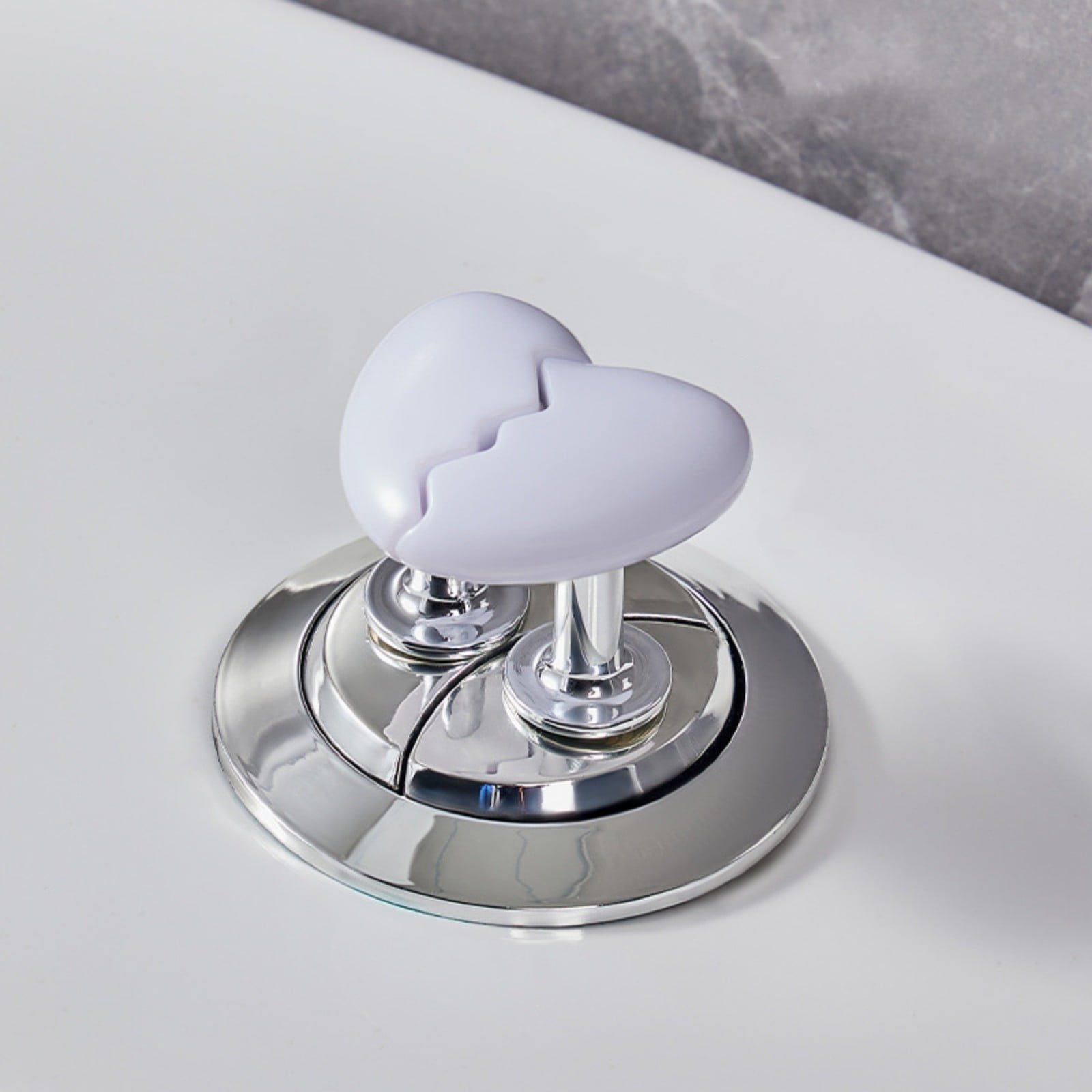 Toilet Buttons Broken Heart Shaped 1 Pair,Toilet Button Pusher,Mini ...