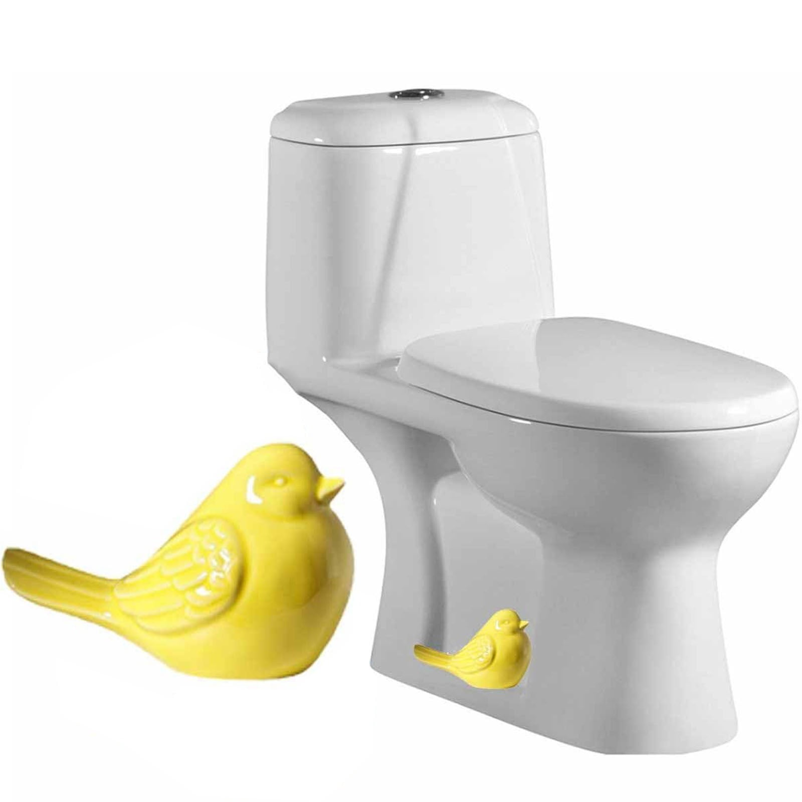 Toilet Caps Decorative & Durable Resin Cute Polar Bear Covers Hide Your ...