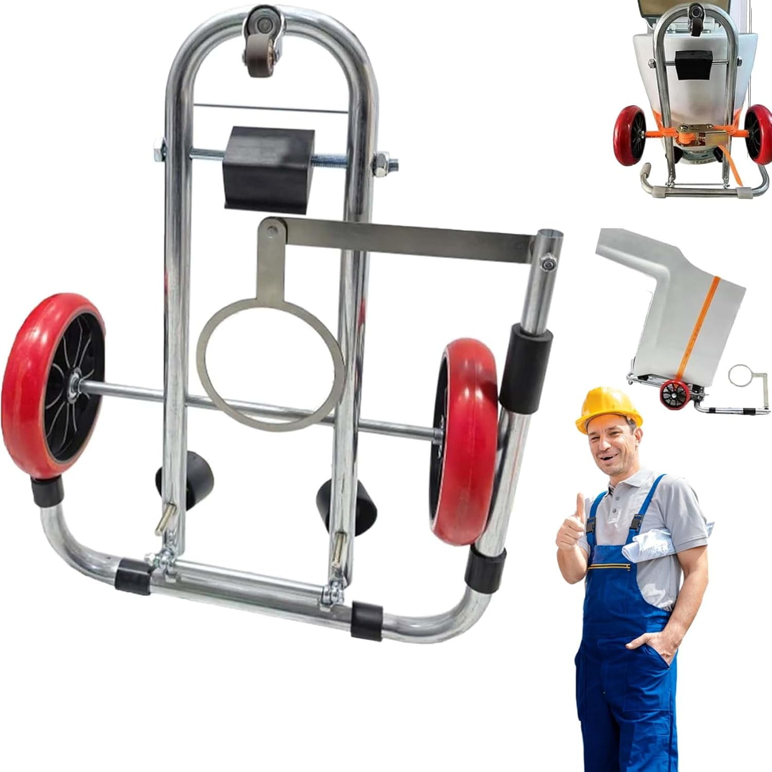 Toilet Cart Jack,Portable Foldable Toilet Installation Jack Catr oilet ...