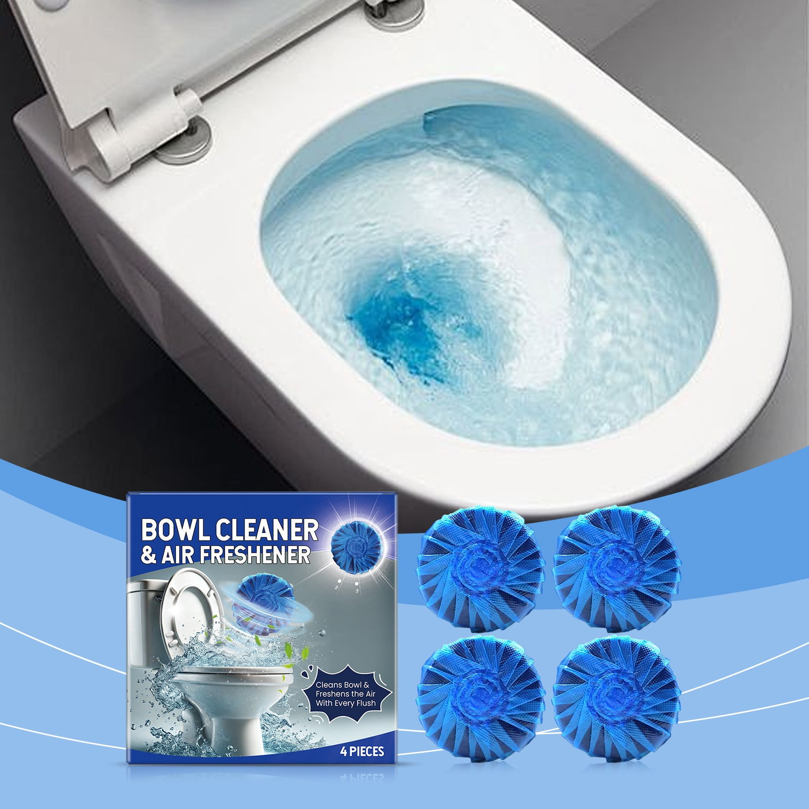 Toilet Cleaner Block Descaling Stains Toilet Cleaner Strong Toilet Bowl ...