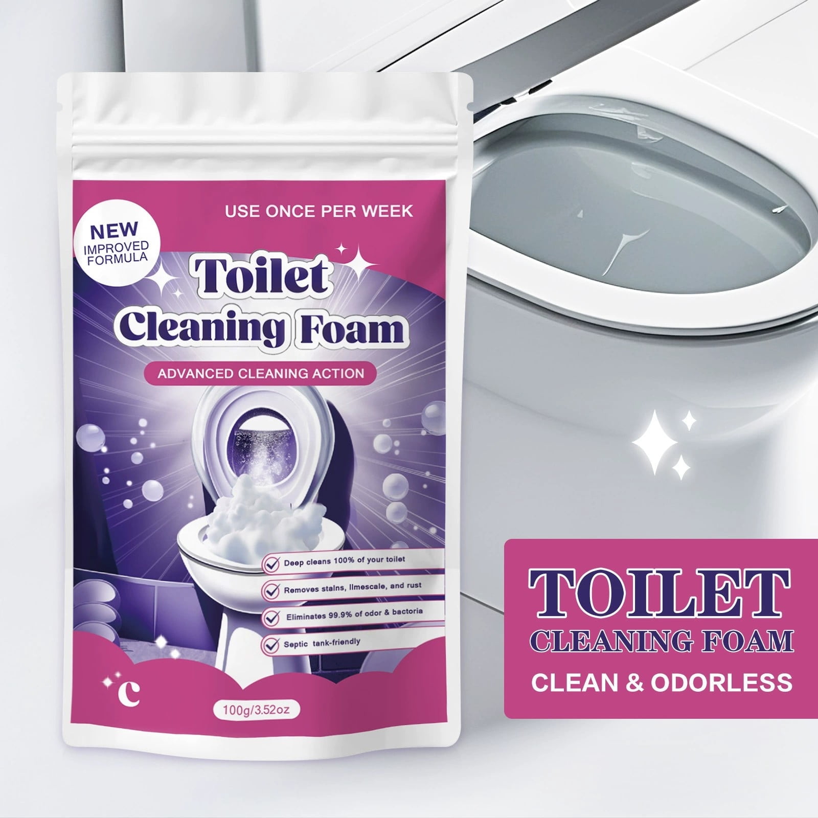 Toilet Cleaner, Fizz Clean Toilet Cleaner, Fizzclean Toilet Cleaning ...