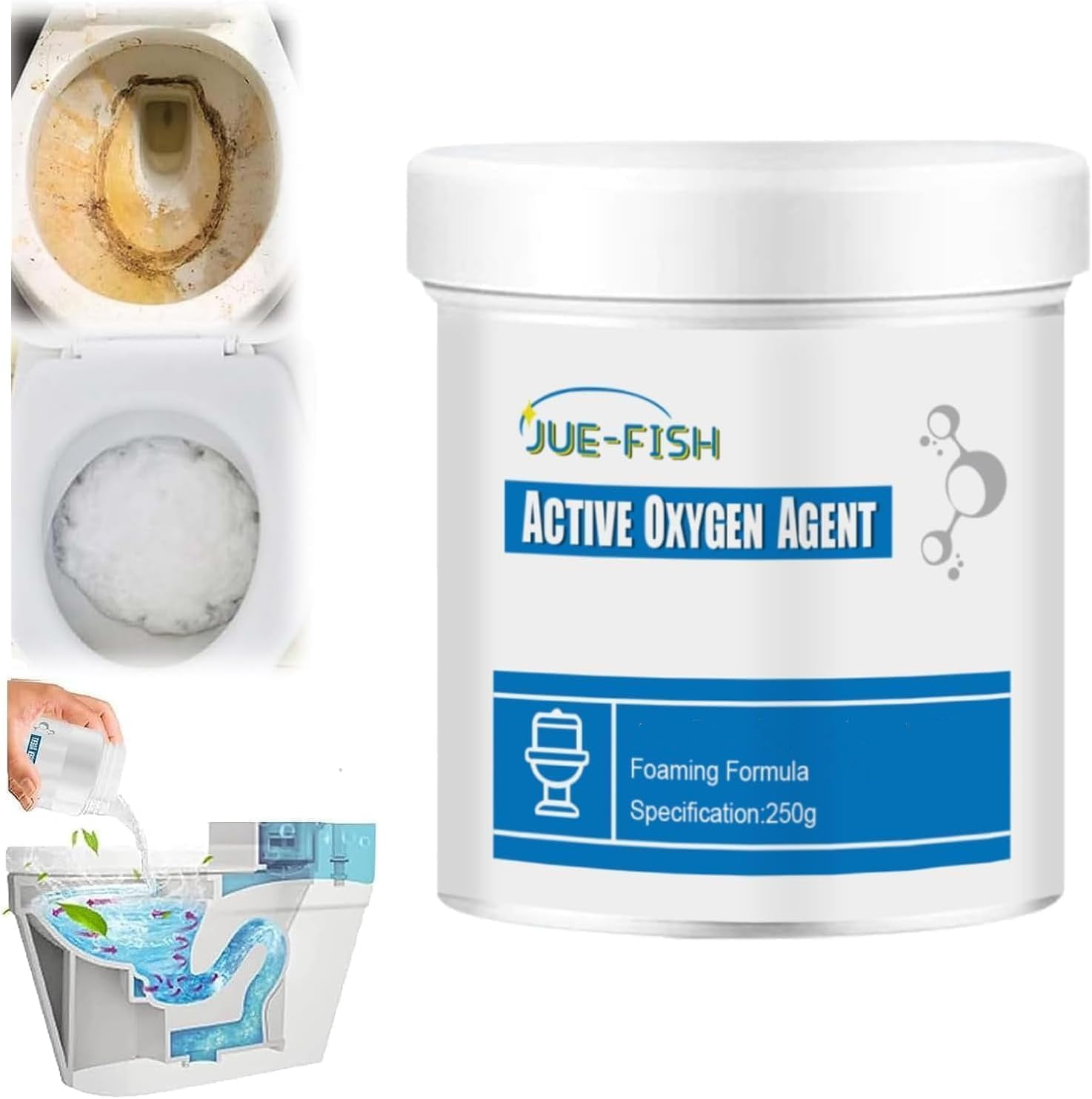 Toilet Cleaner, Foam Toilet Cleaner, Toilet Active Oxygen Agent ...