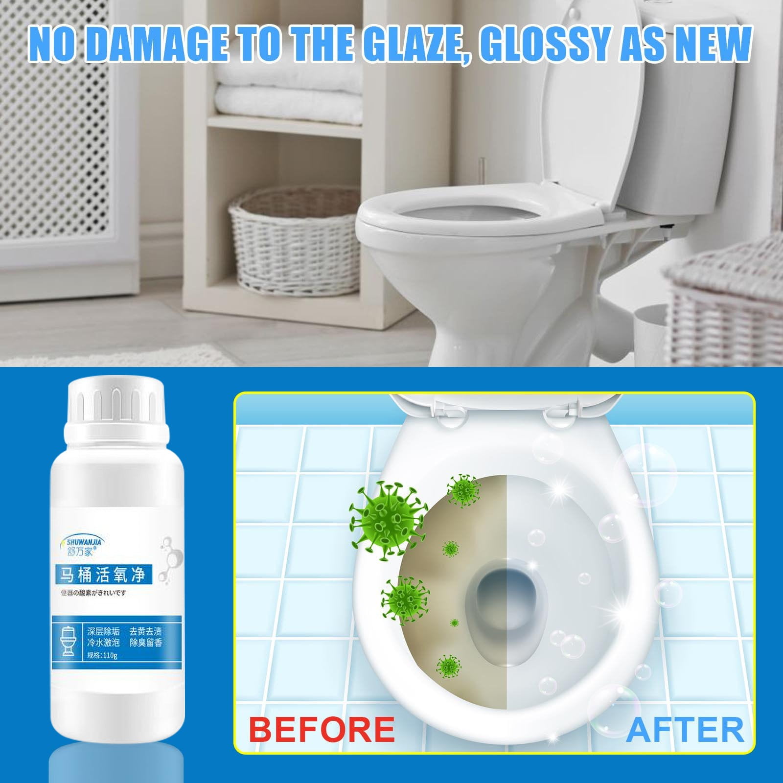 Toilet Cleaner Foam Powder As Seen On Free Foam Toilet Cleaner