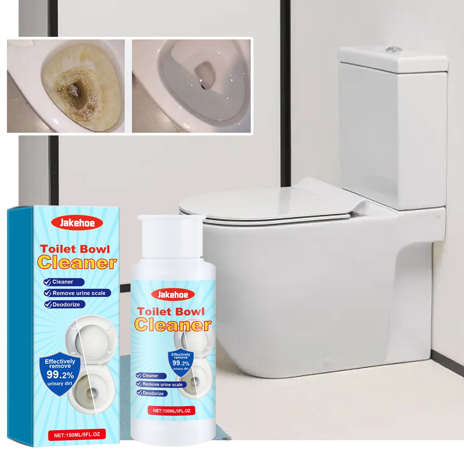 Toilet Cleaner Foam Powder | Powerful Foaming Formula for Stubborn ...