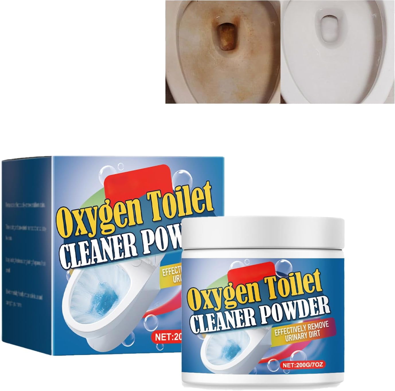 Toilet Cleaner Powder, 2025 New Toilet Cleaner, Foam Cleaner, Manual ...