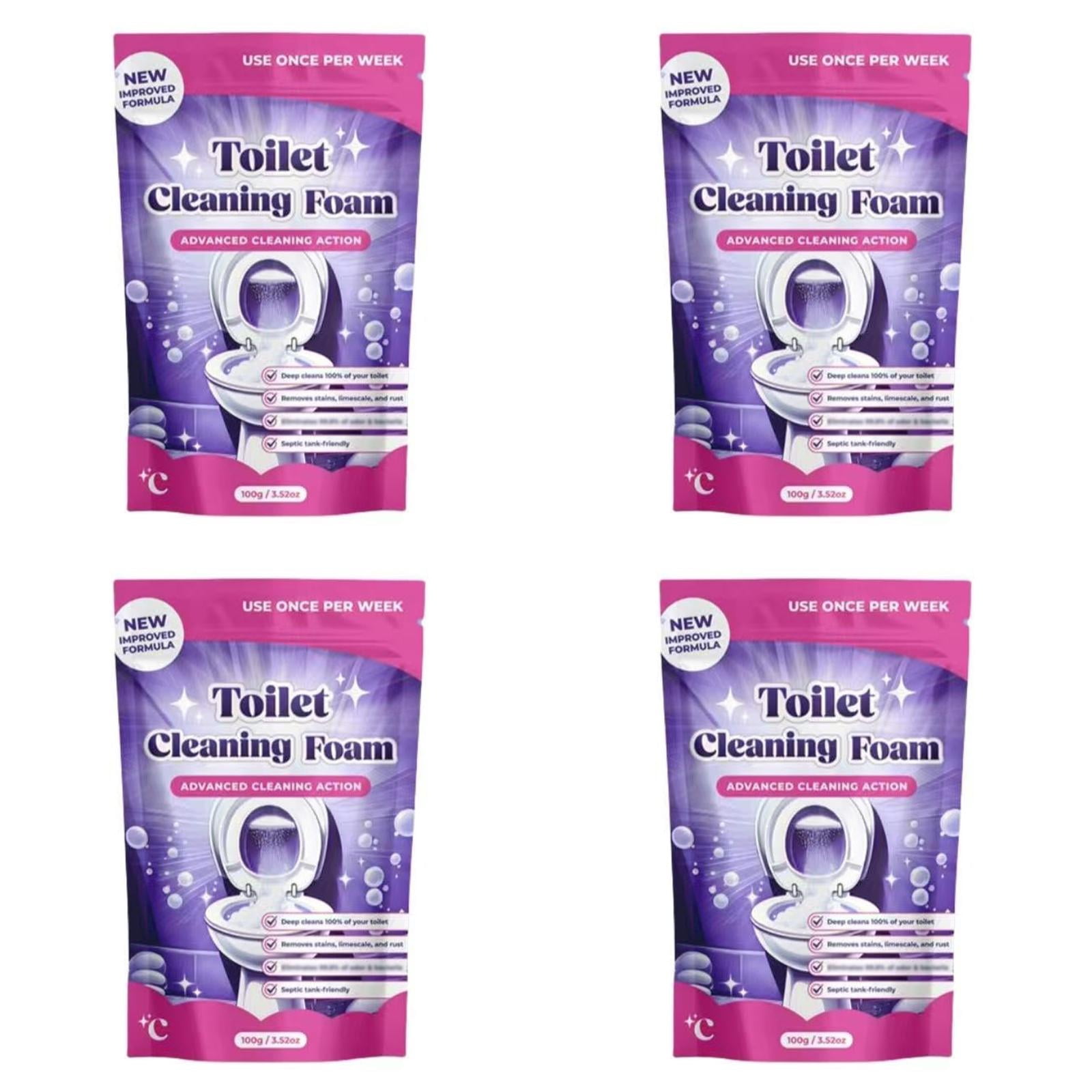 Toilet Cleaner, Toilet Cleaning Foam for Home, Self-Activating Powder ...