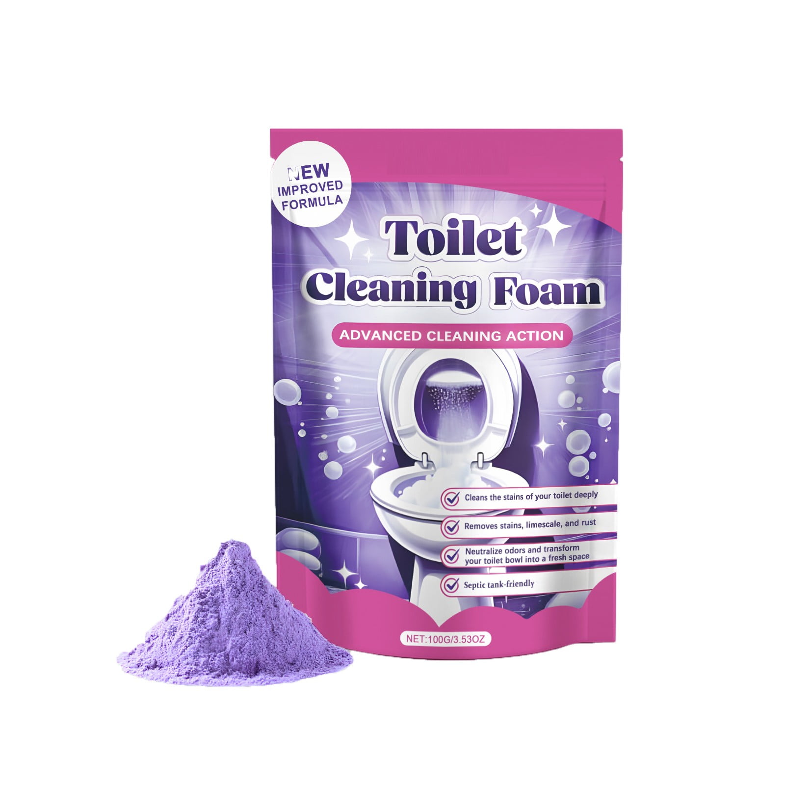 Toilet Cleaner, Toilets Fizz Cleaning Powder, Toilet Cleaning Foam ...