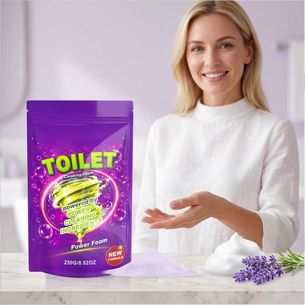 Toilet Cleaning Foam Powder, Decontamination Descaling Agent for Toilet ...