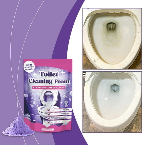 Toilet Cleaning Powder, Powerful Deep Penetrating Stain And Scale ...