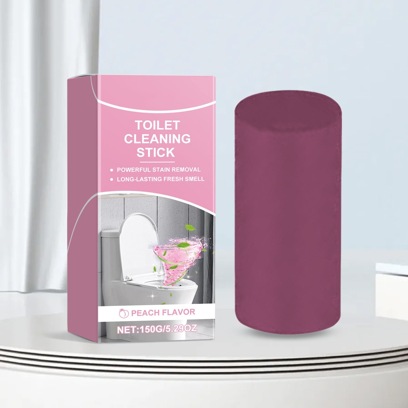 Toilet Cleaning Stick with 4 Fragrances - Ocean, Jasmine, Grape & Peach ...