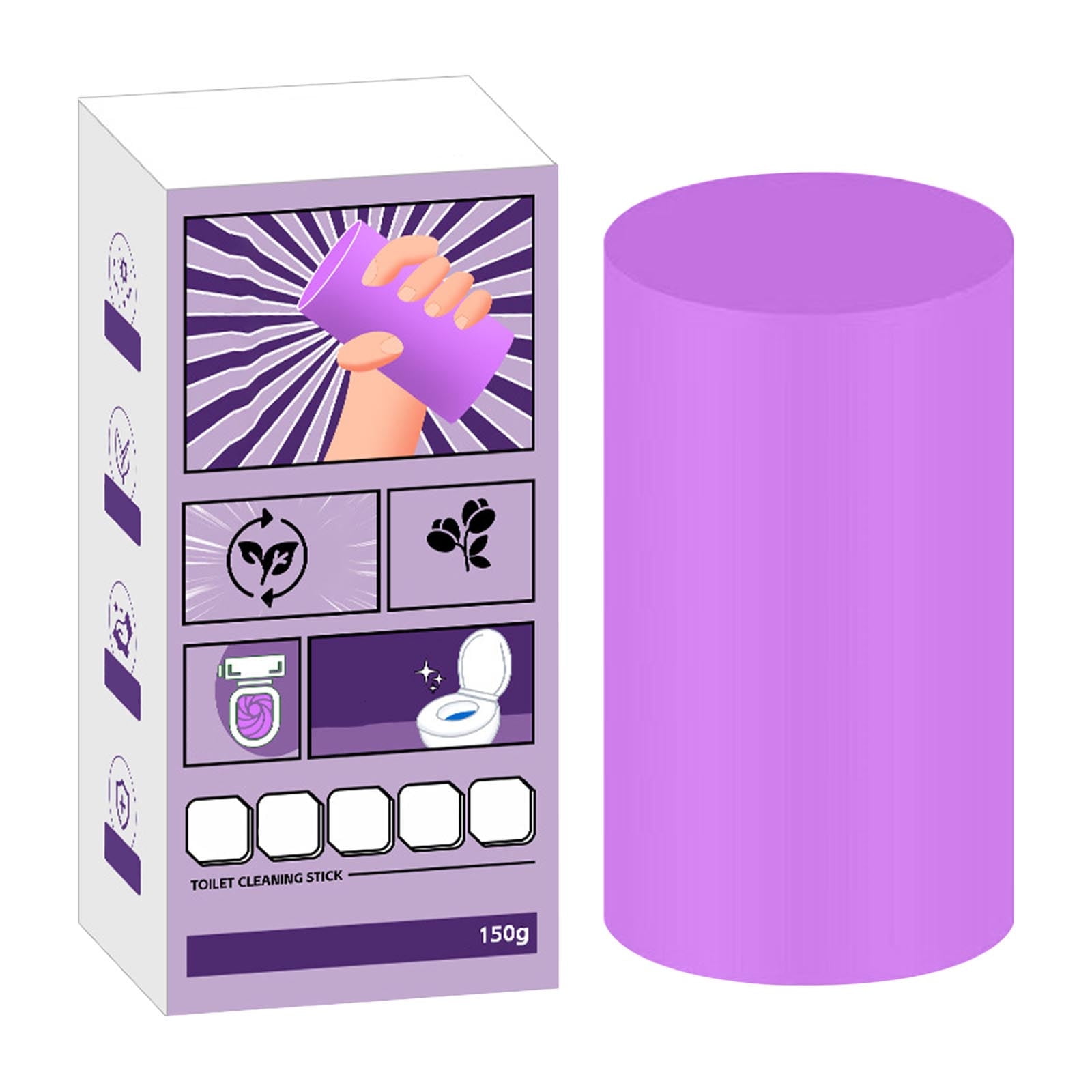 Toilet Cleaning Stick | Fresh Scent for Odor Removal & Deep Cleaning ...