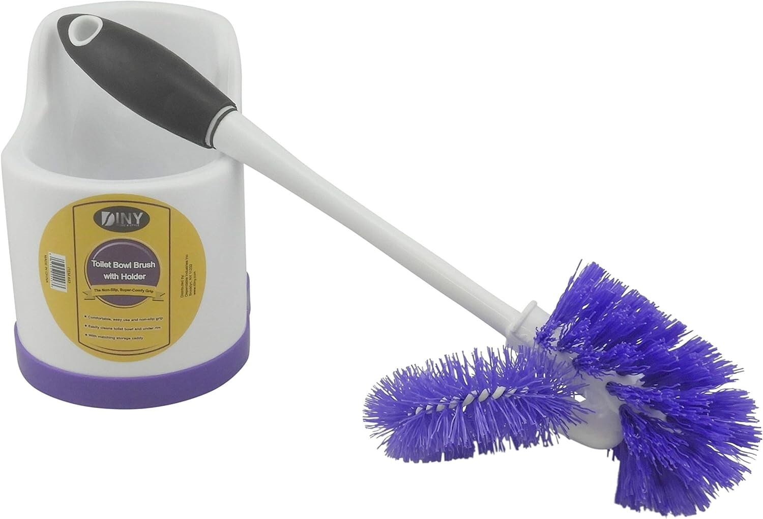 Toilet Cleaning System Toilet Brush Set (includes toilet seat cleaning ...