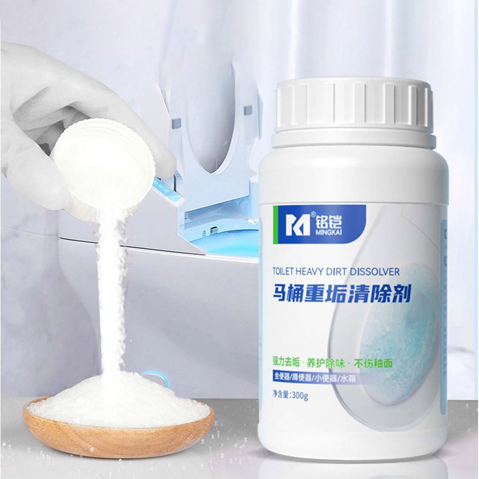 Toilet Cleaning Tablets 300g, Urinal Stain and Lime Scale Remover ...