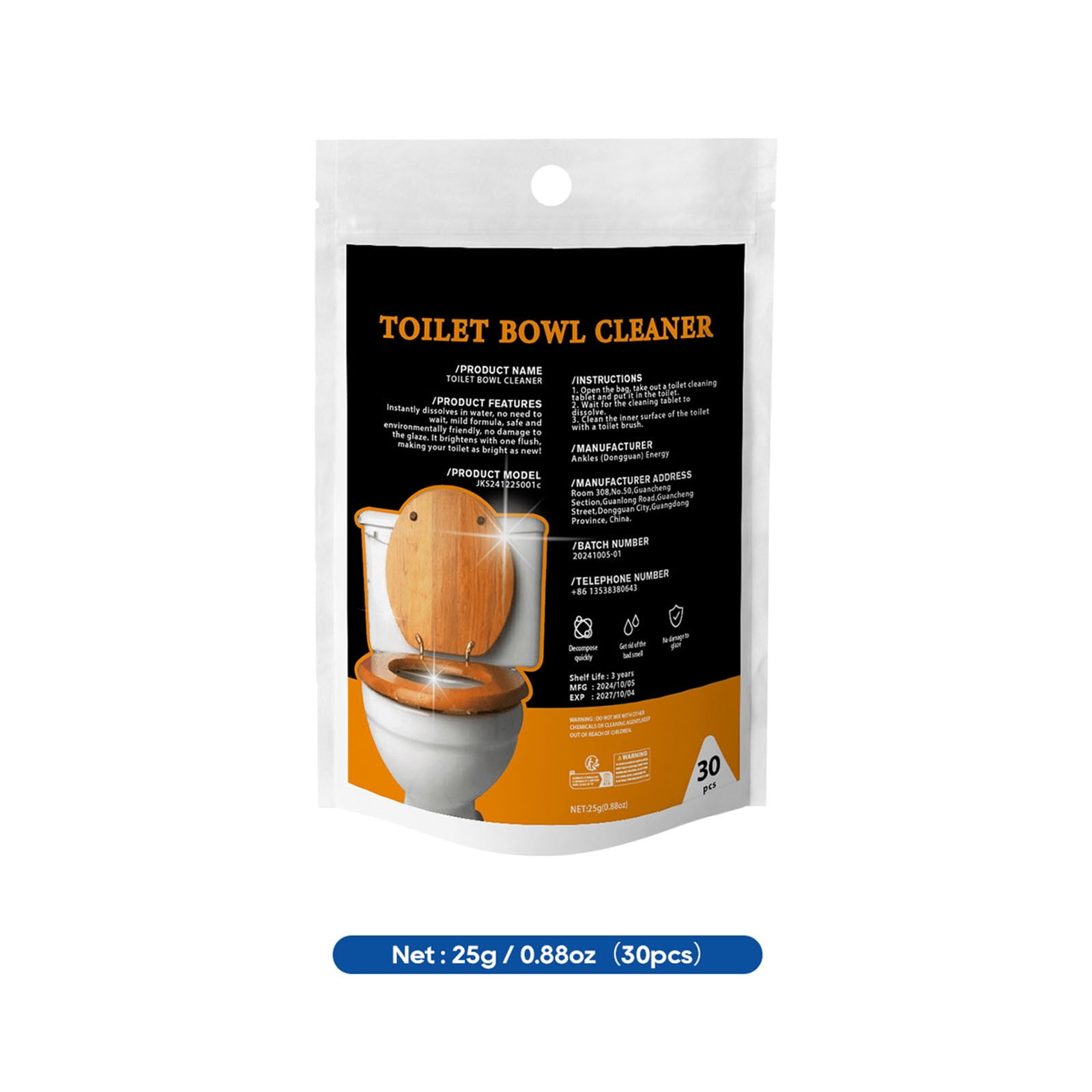 Toilet Cleaning Tablets | Powerful Bleaching Formula for Urine Stain ...