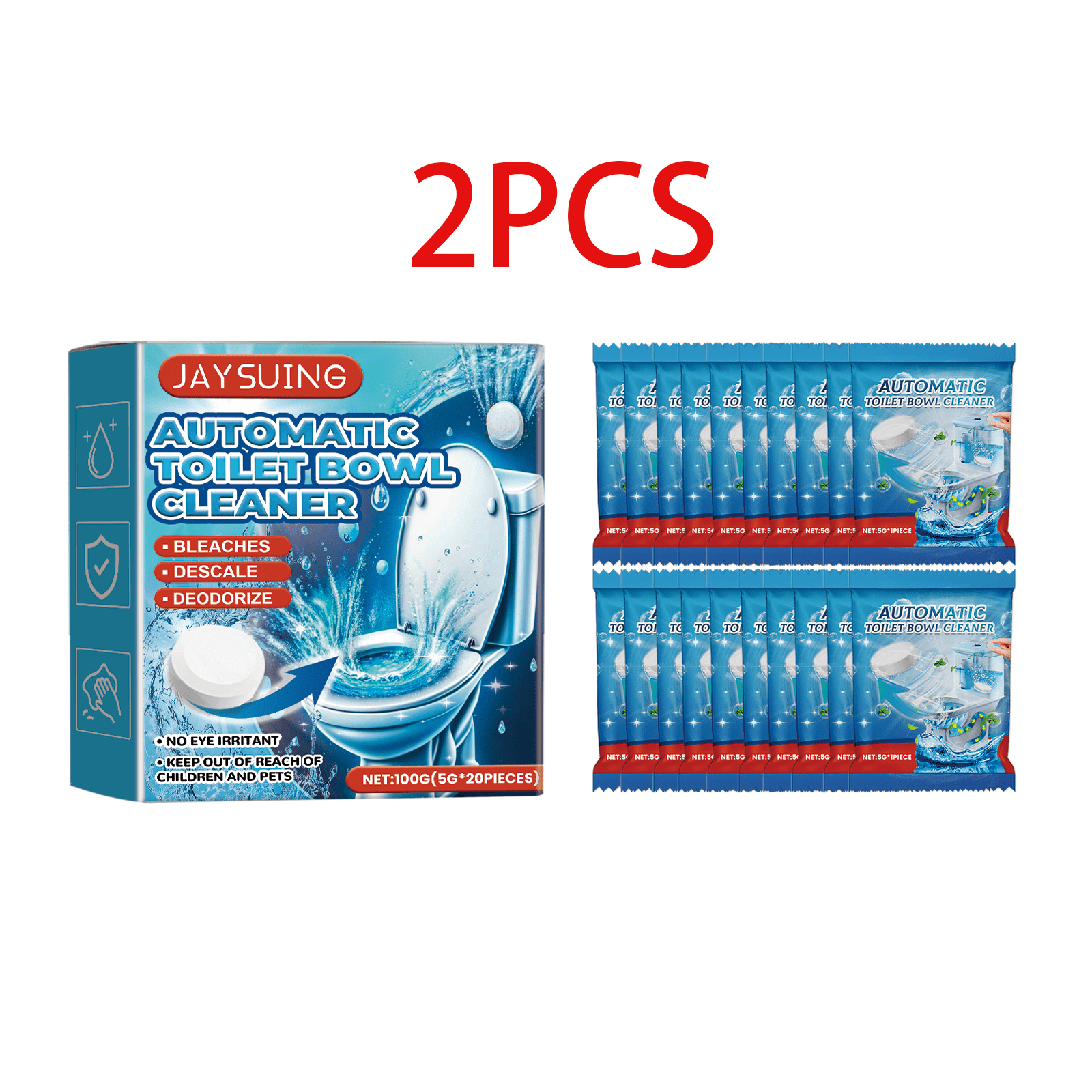 Toilet Cleaning Tablets,Powerful Toilet Bowl Cleaner,Continuous ...