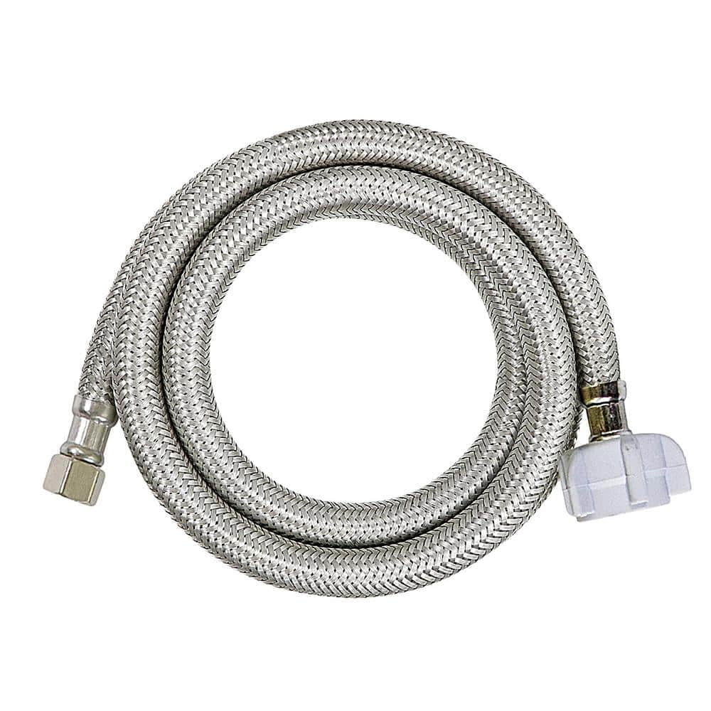 Toilet Connector Water Line 3/8 in. x 7/8 in. Female Compression ...
