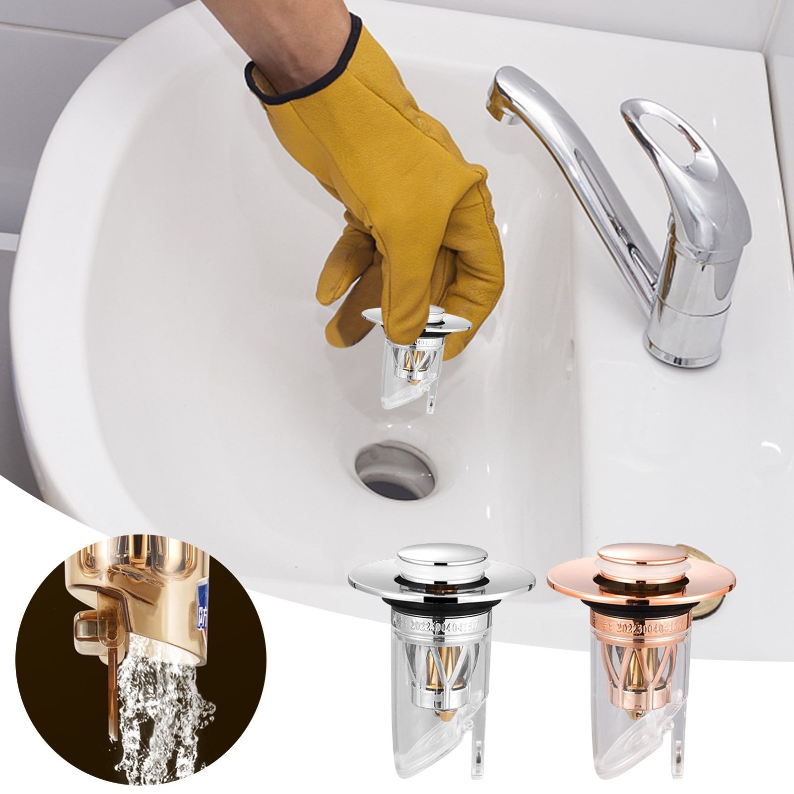 Toilet Core Deodorizer, Inner Seal Cover, Insect-Proof, Stainless Steel ...