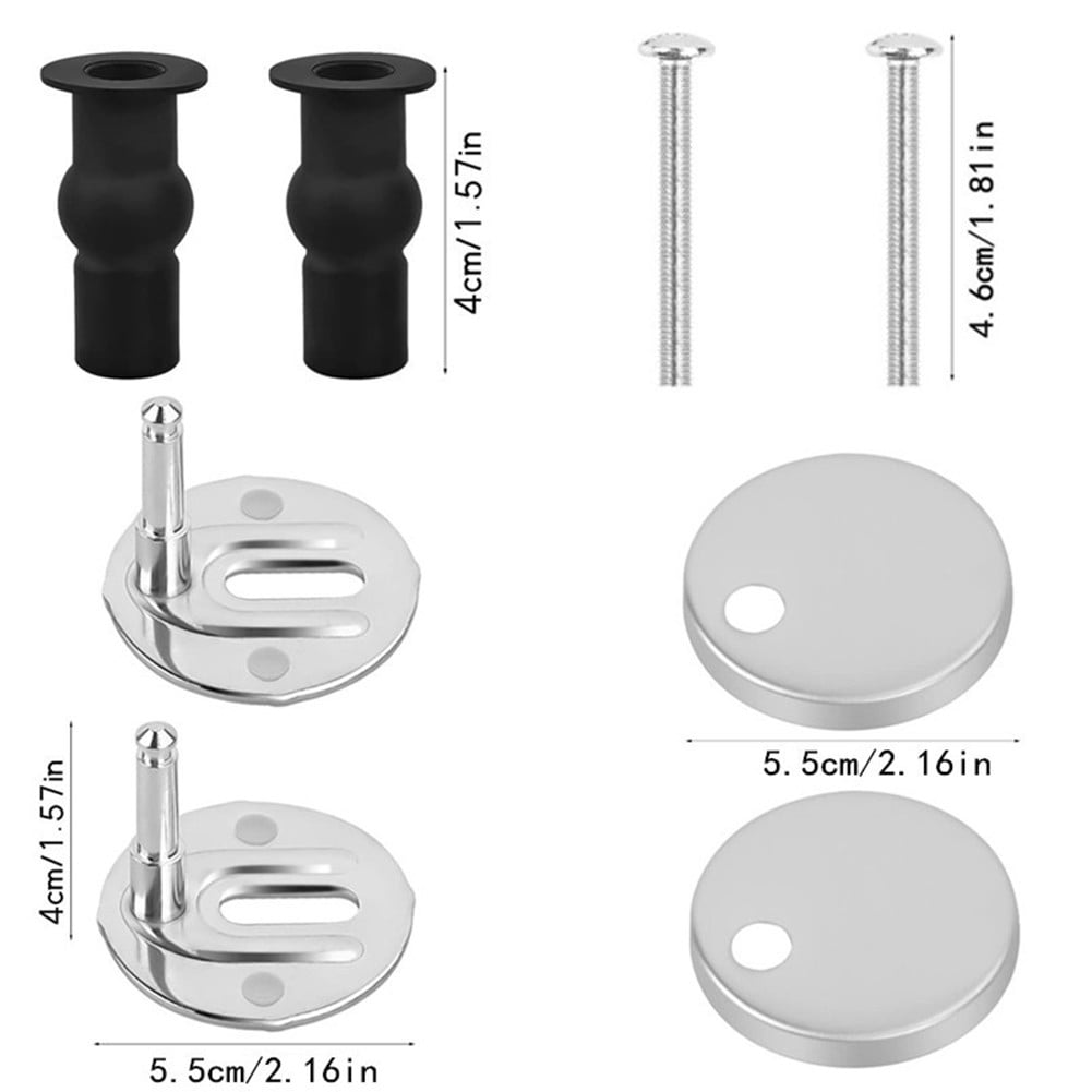 Toilet Cover Hinge Toilet Lid Mounting Connector Screws Bolt Hinge Kit ...
