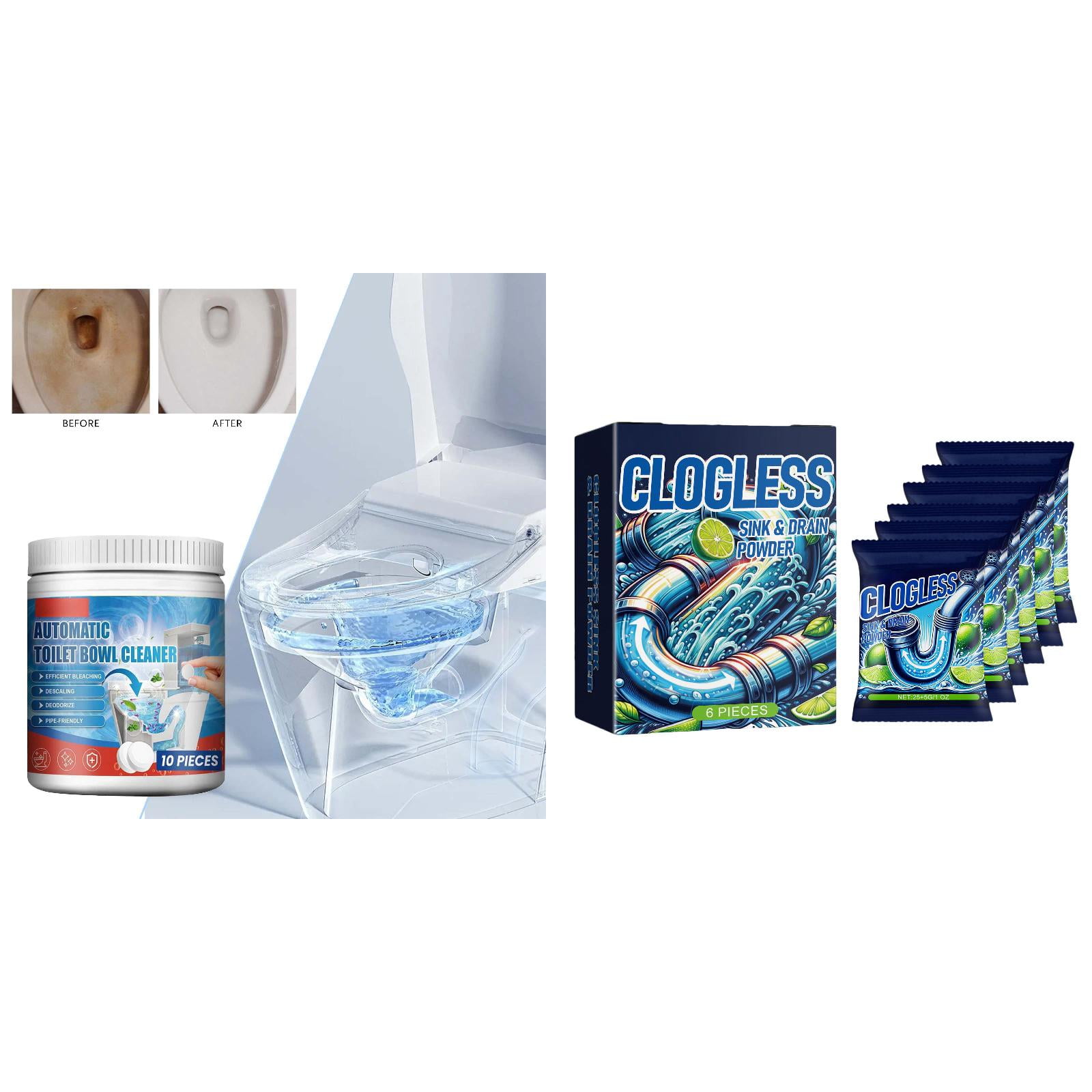 Toilet Decontamination Cleaning Tablets Toilet Cleaning Stubborn Stains ...