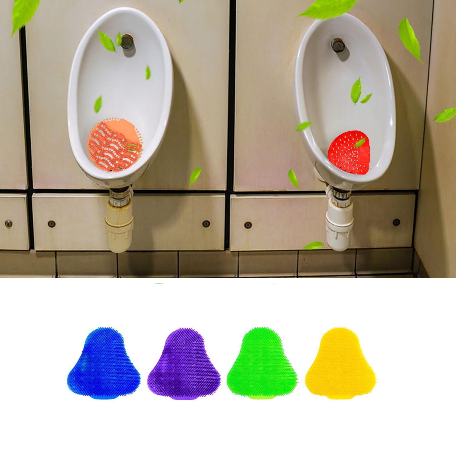 Toilet Deodorizer Urinal Mat with Fragrance Discs, Hygienic Filter ...