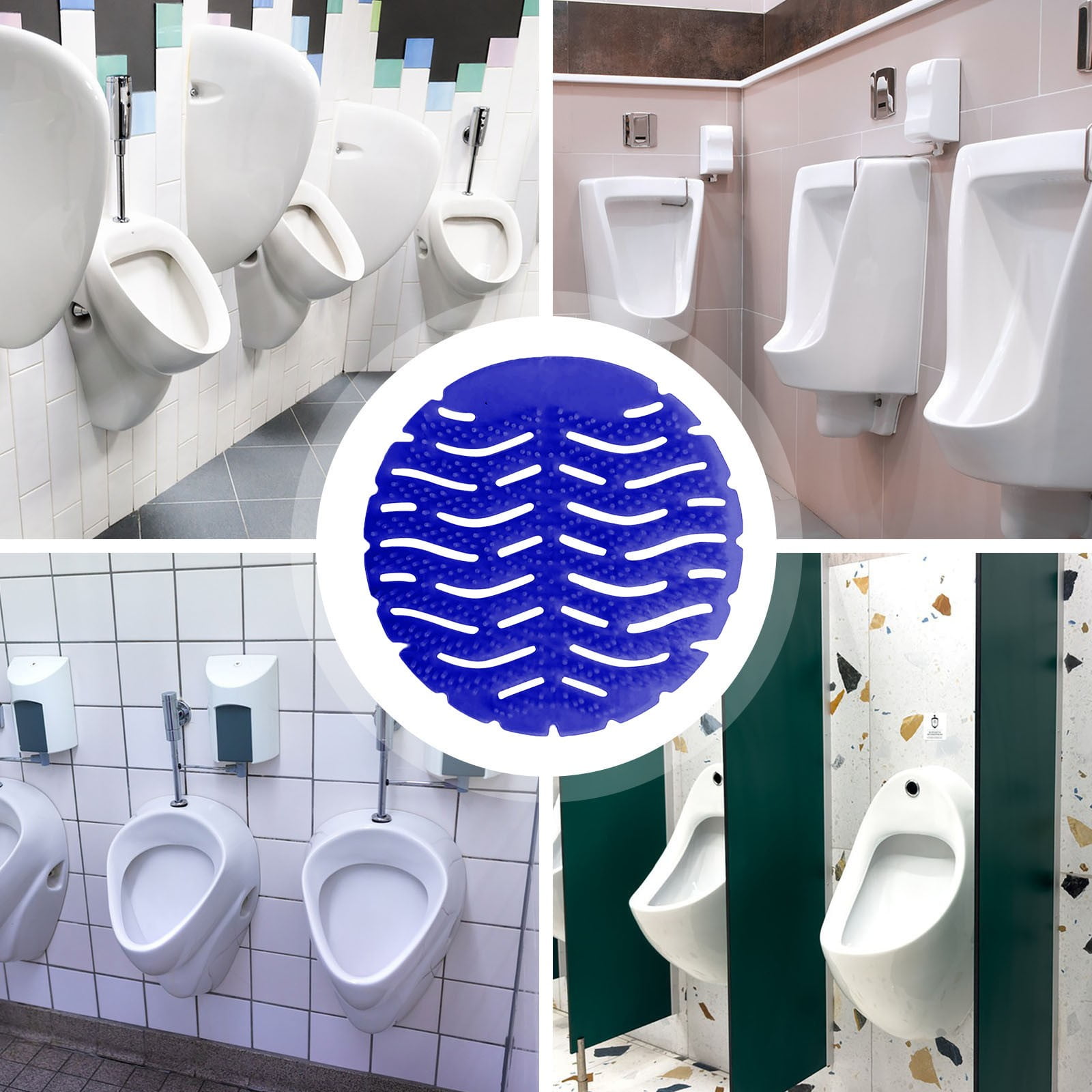 Toilet Deodorizing Filter Screen & Urinal Mat Set | 10-Pack Odor ...