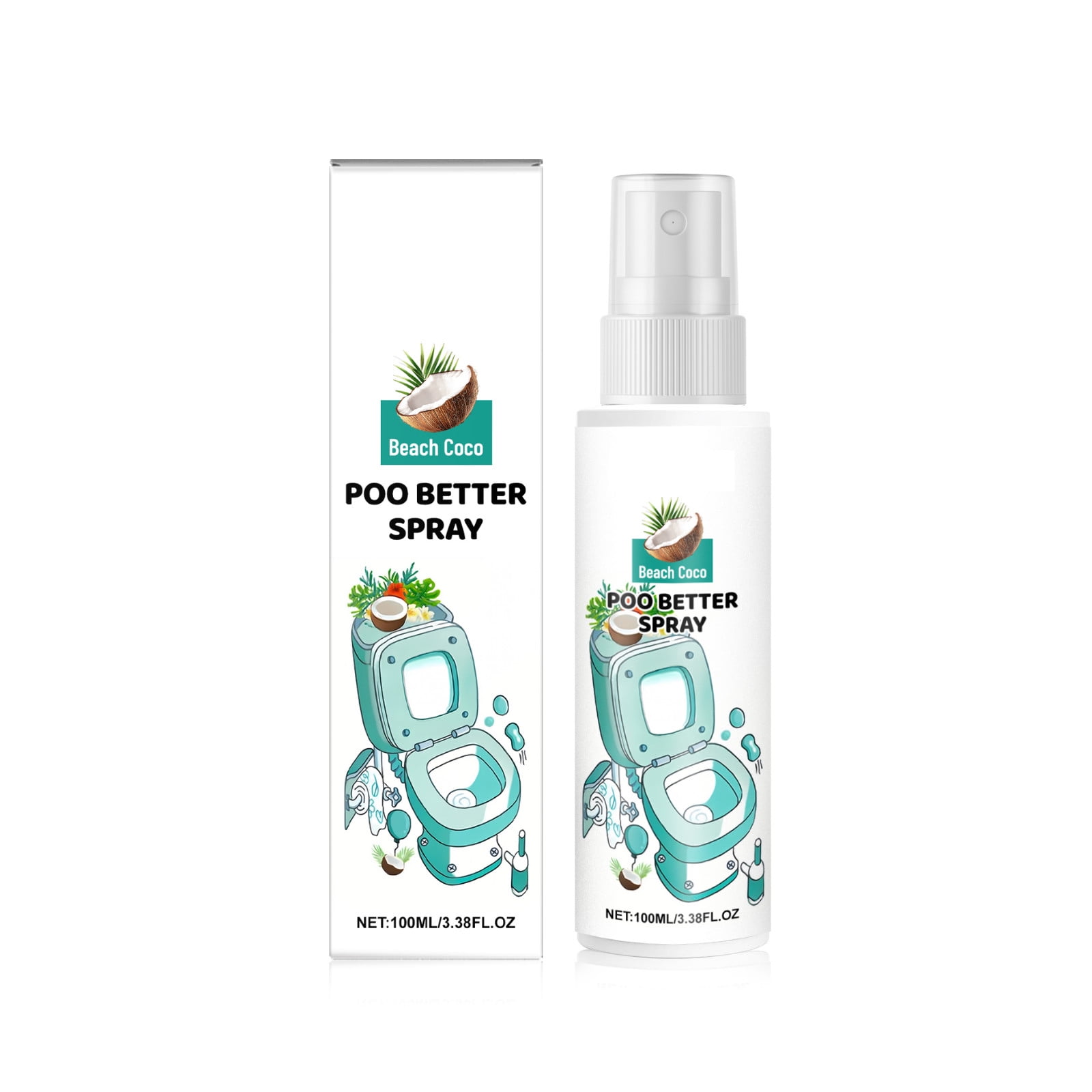 Toilet Deodorizing Spray, Long Lasting Air Freshener for Bathroom ...