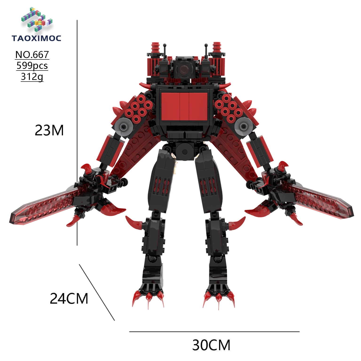 Titan Toilet Figure Building Block Kit, Toilet Toys Titan Speaker Man ...
