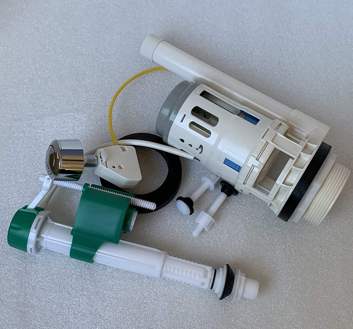 Toilet Fill Valve Kit with Hardware, Three inch Toilet Flush Valve for ...
