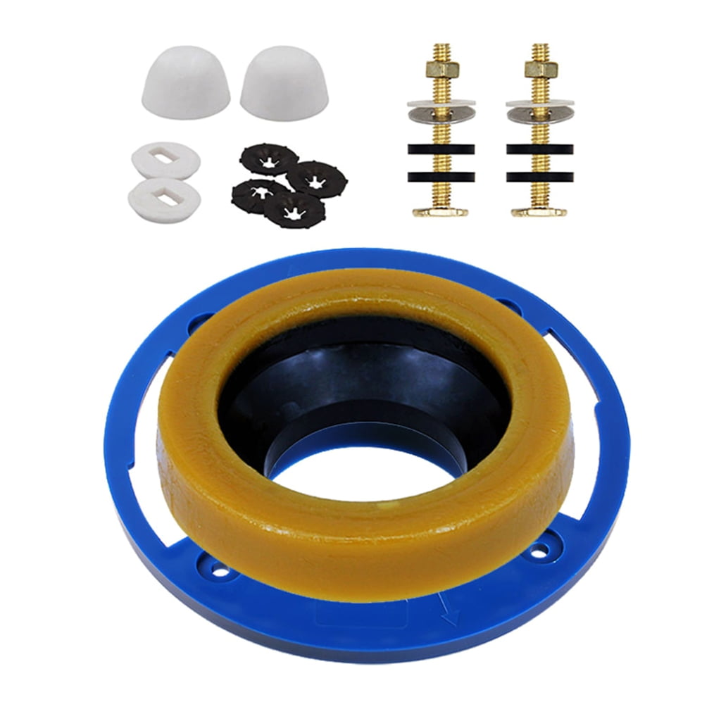 Toilet Flange Rings set With Bolts Seal Rubber Toilet Installation ...