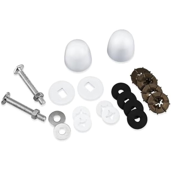 Toilet Floor and Caps Set, Universal Toilet Flange Repair Kit Stainless ...
