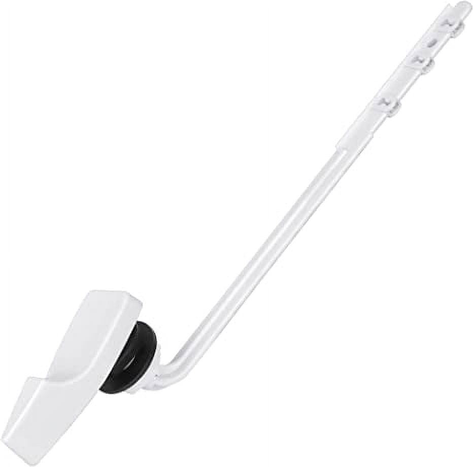 Universal Toilet Flush Lever Handle, White Plastic, Front Mount ...