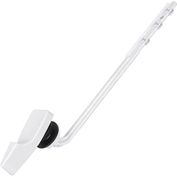 Universal Toilet Flush Lever Handle, White Plastic, Front Mount ...