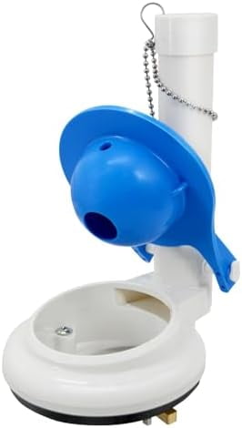 Toilet Flush Valve Assembly for One-Piece Toilets with Flapper and ...
