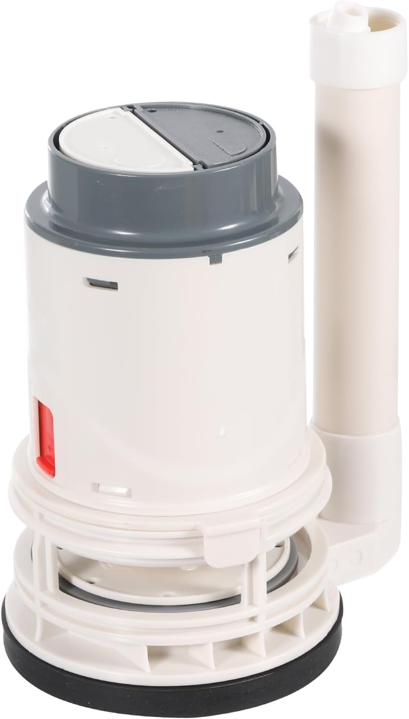 Toilet Flush Valves, 170mm/6.69" Length Dual Flush Valve One Piece Push ...