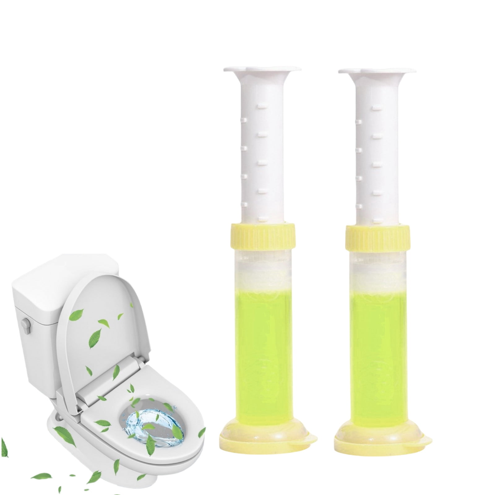Toilet Gel Stamp, Flower Fragrance Bathroom Deodorizer Bowl Cleaner ...