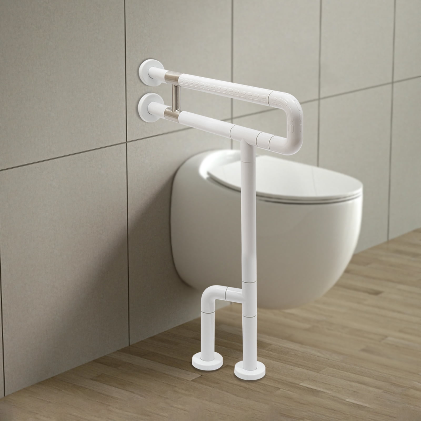 Toilet Grab Bars Safety Handrails Handicap for Elderly Bathroom Hand Grips Handle Assist Frame ...