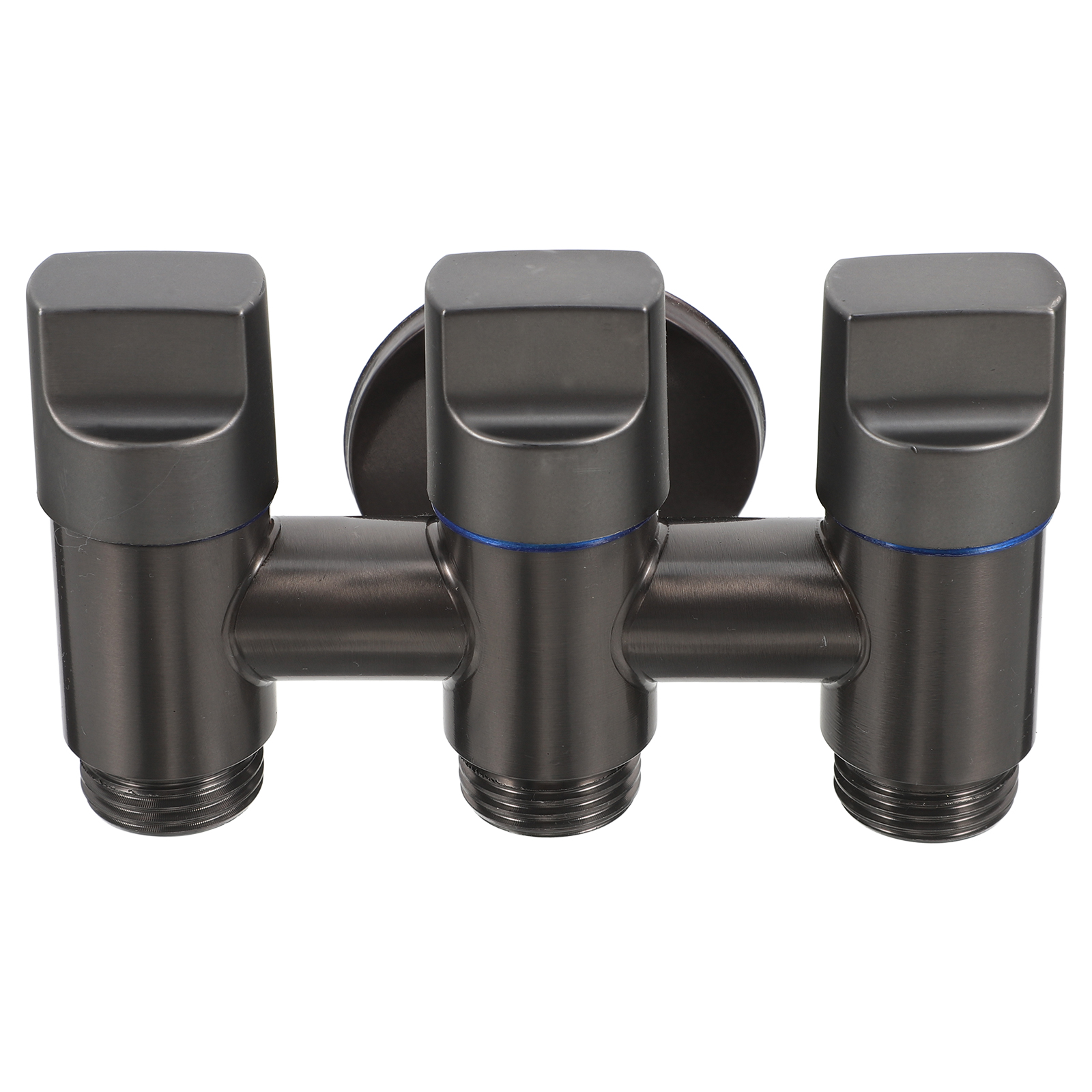 Toilet Hose Connector Foot-buckle Cabinet Double Water Outlet Dark Grey ...