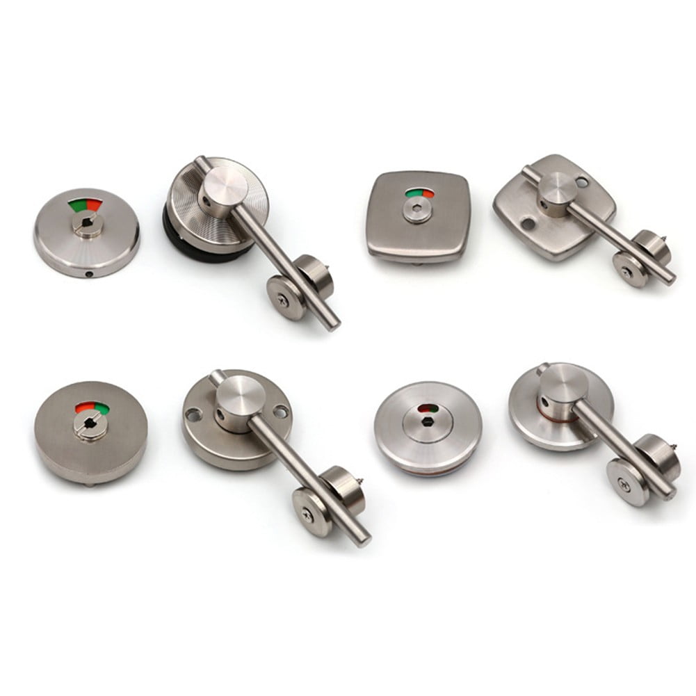 Toilet Indicator Lock Round Rod Stainless Steel Bathroom Partition Door ...