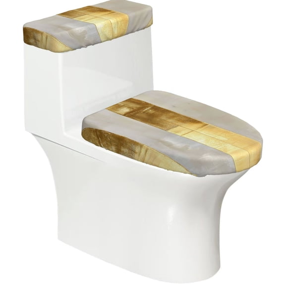Toilet Lid Cover Set Of 2 Soft Stretchy Toilet Tank And Lid Cover For ...