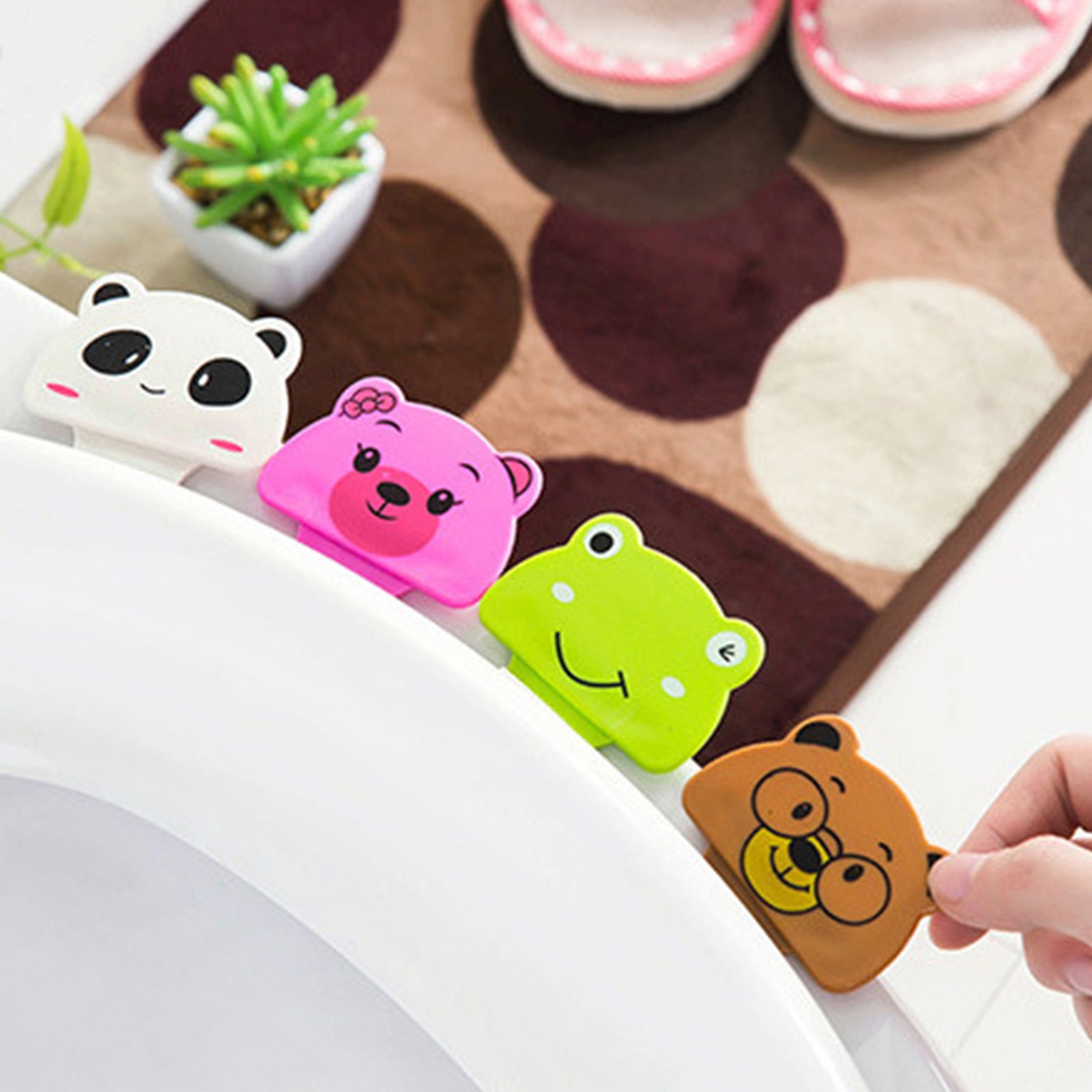 Toilet Lid Lifter Hygienic Toilet Seat Opener Plastic Touch-Free Design ...
