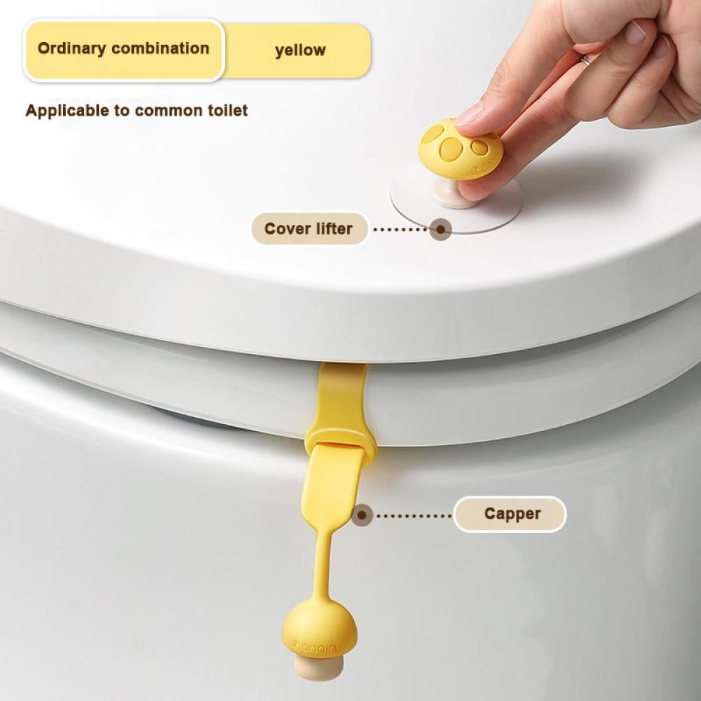 Toilet Lid Lifting Device Creative Lift Toilet Ring Handle Anti-Dirt ...