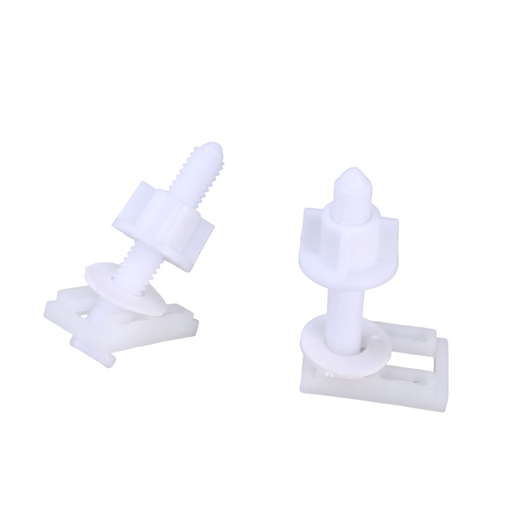 Toilet Lid Mounting Set Strong ABS Screws Bolts Essential Toilet ...