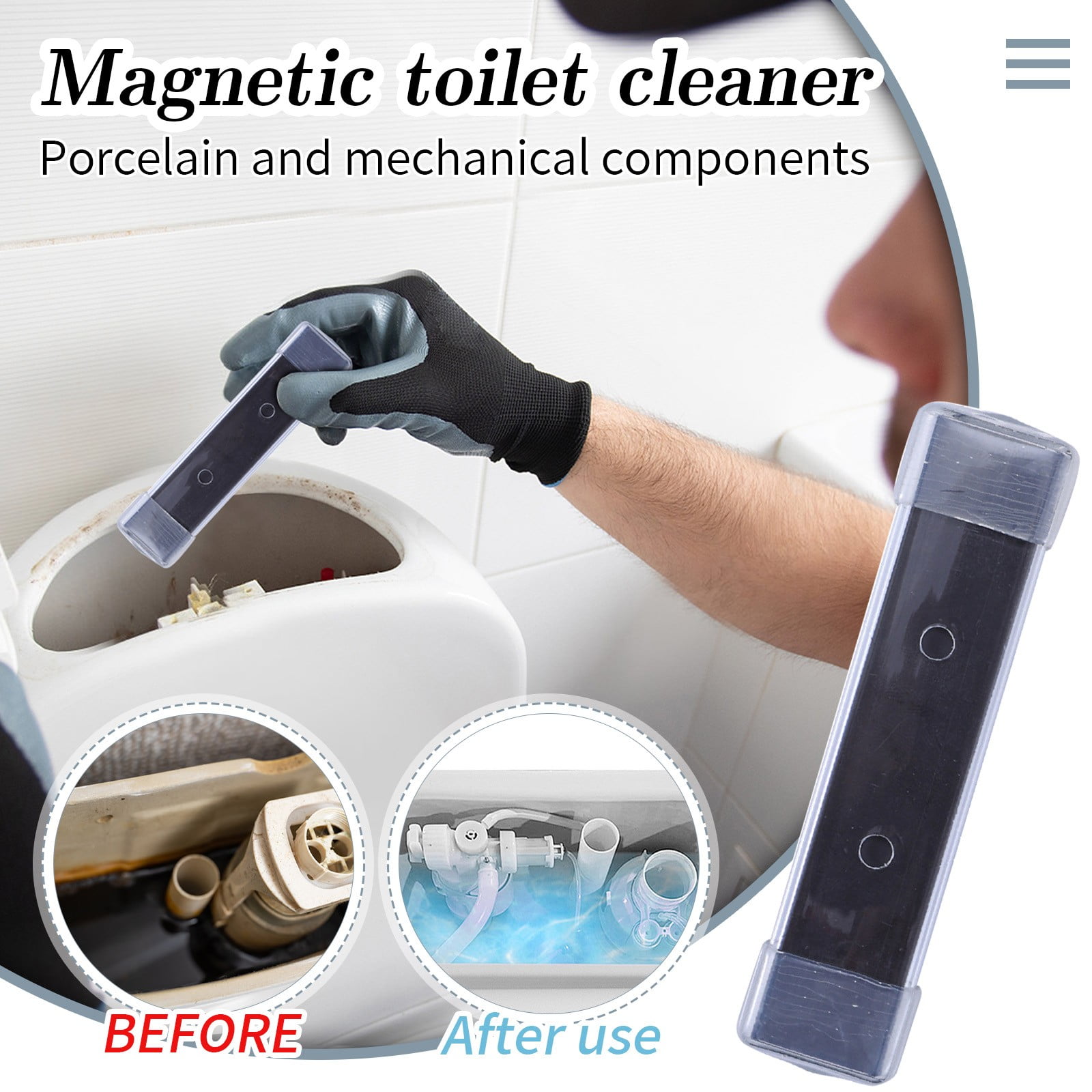 Toilet Magnets for Tank, Toilet Cleaning Magnets, Magnetic Toilet Tank ...
